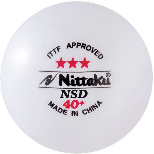 Balle tennis de table NSD 40+ - Tube de 3 - Nittaku - Casalsport.com