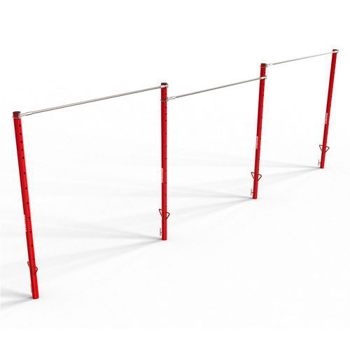 Barre fixe sans haubans - 3 places - Gymnova - Casalsport.com