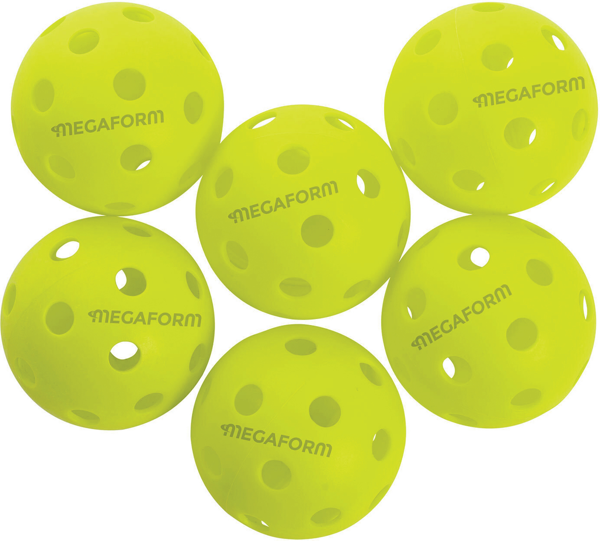 Balle de pickleball - Lot de 6 - Megaform - Casalsport.com