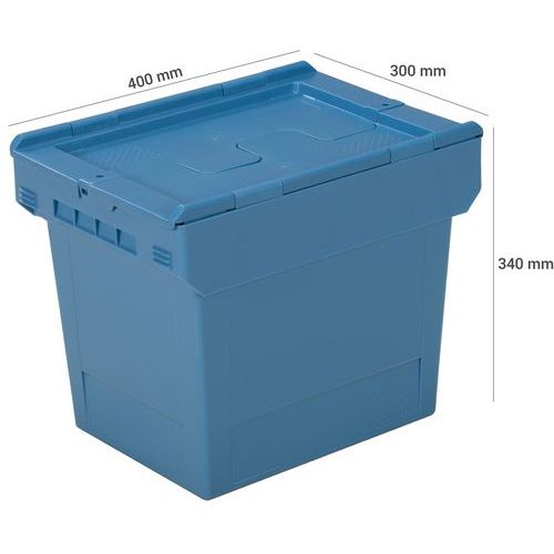 Bac multifonction à couvercle double rabat - Longueur 400 mm - 17 à 25 ...