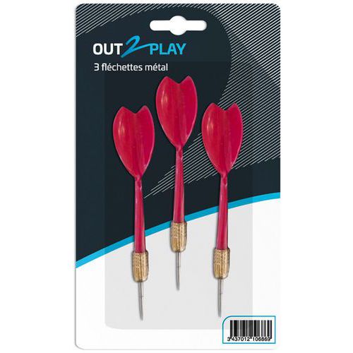 Lot de 3 flechettes métal - Casalsport.com