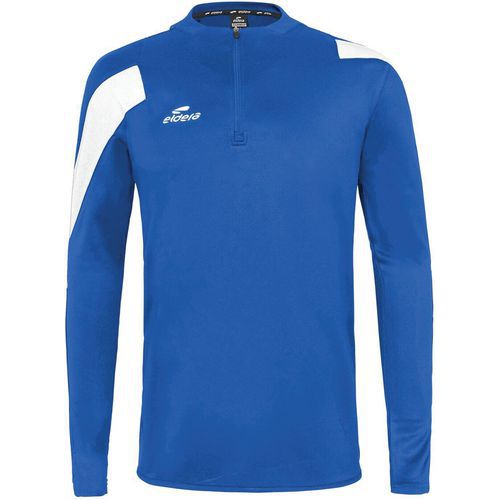 Sweat 1/2 zip action - Eldera - royal/blanc - Casalsport.com