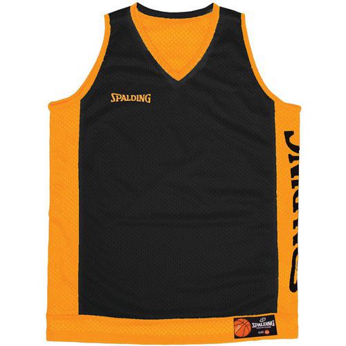 Maillot basket réversible - spalding - orange noir - Casalsport.com
