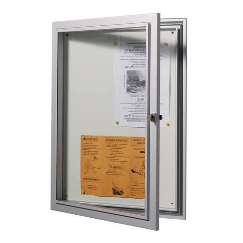 Vitrine affichage Classique porte battante Planorga - Casalsport.com