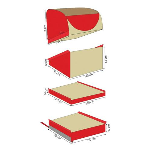 Table de saut de gym en mousse - Gymnova - Casalsport.com